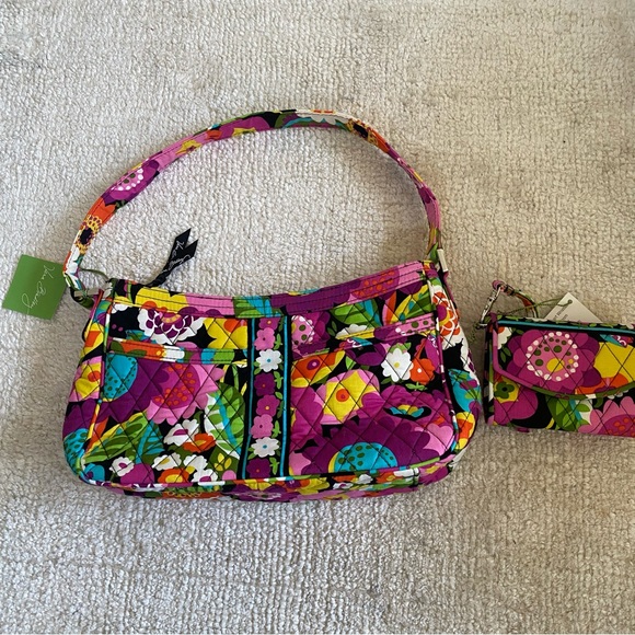 Vera Bradley | Bags | Vera Bradley Va Va Bloom Cassidy Purse And Super Smart Wristlet | Poshmark